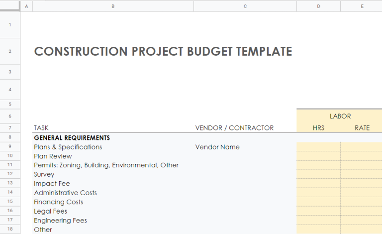 15 Best Free☝️ Google Sheets Project Budget Templates for 2025 ...