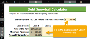 14+ Best☝️ Free Debt Snowball Spreadsheets (Excel & Google Sheets ...