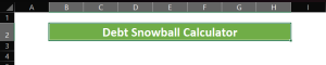 14+ Best☝️ Free Debt Snowball Spreadsheets (Excel & Google Sheets ...