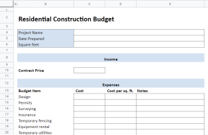 20 Best☝️ Free Google Sheets Construction Budget Templates for 2025 ...