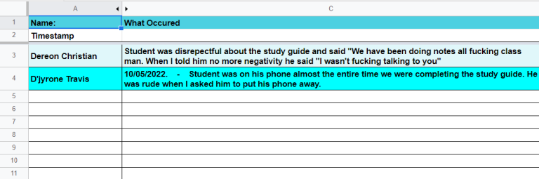 7 Best☝️ Free Student Data Tracker Templates in Google Sheets ...