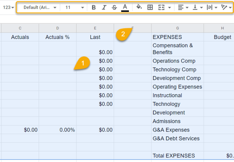 14 Best☝️ Free Google Sheets School Budget Templates (& How to Make One ...