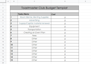 11 Best Free☝️ Google Sheets Club Budget Templates for 2025 ...