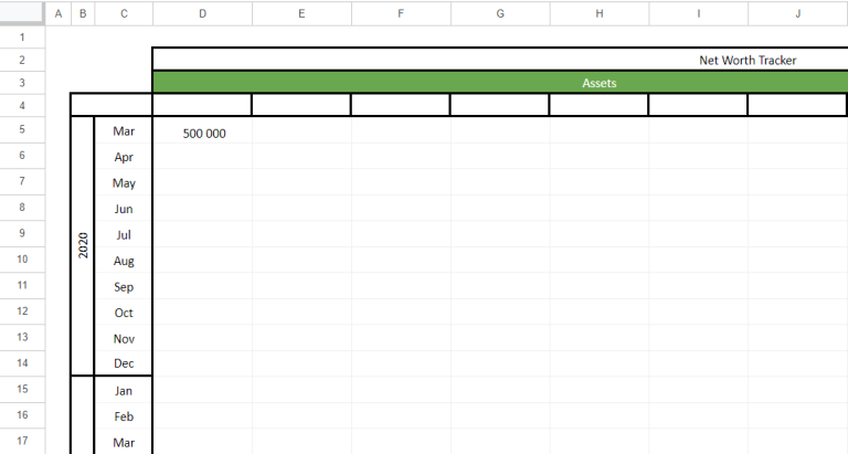 12☝️ Best Free Net Worth Spreadsheets (Excel & Google Sheets Templates ...