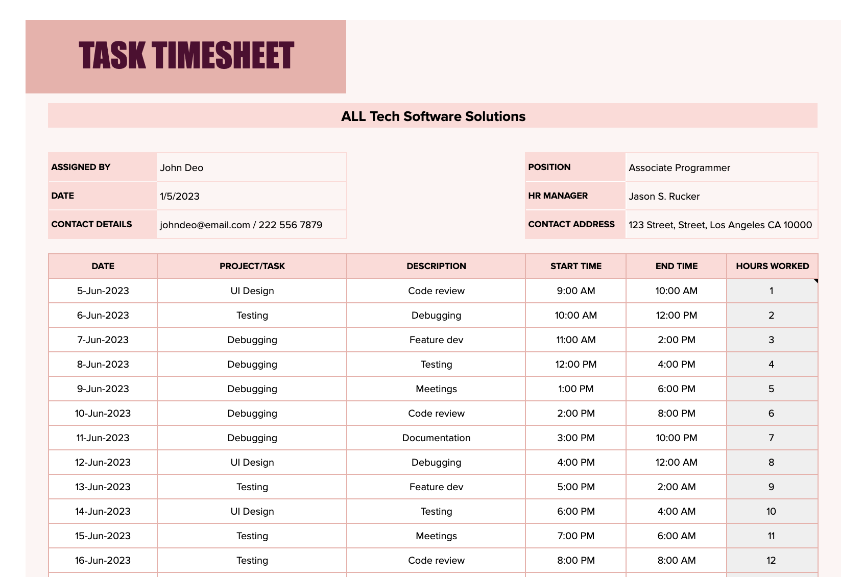 9 Best Free Google Sheets Timesheet Templates for 2025 - Spreadsheet Daddy