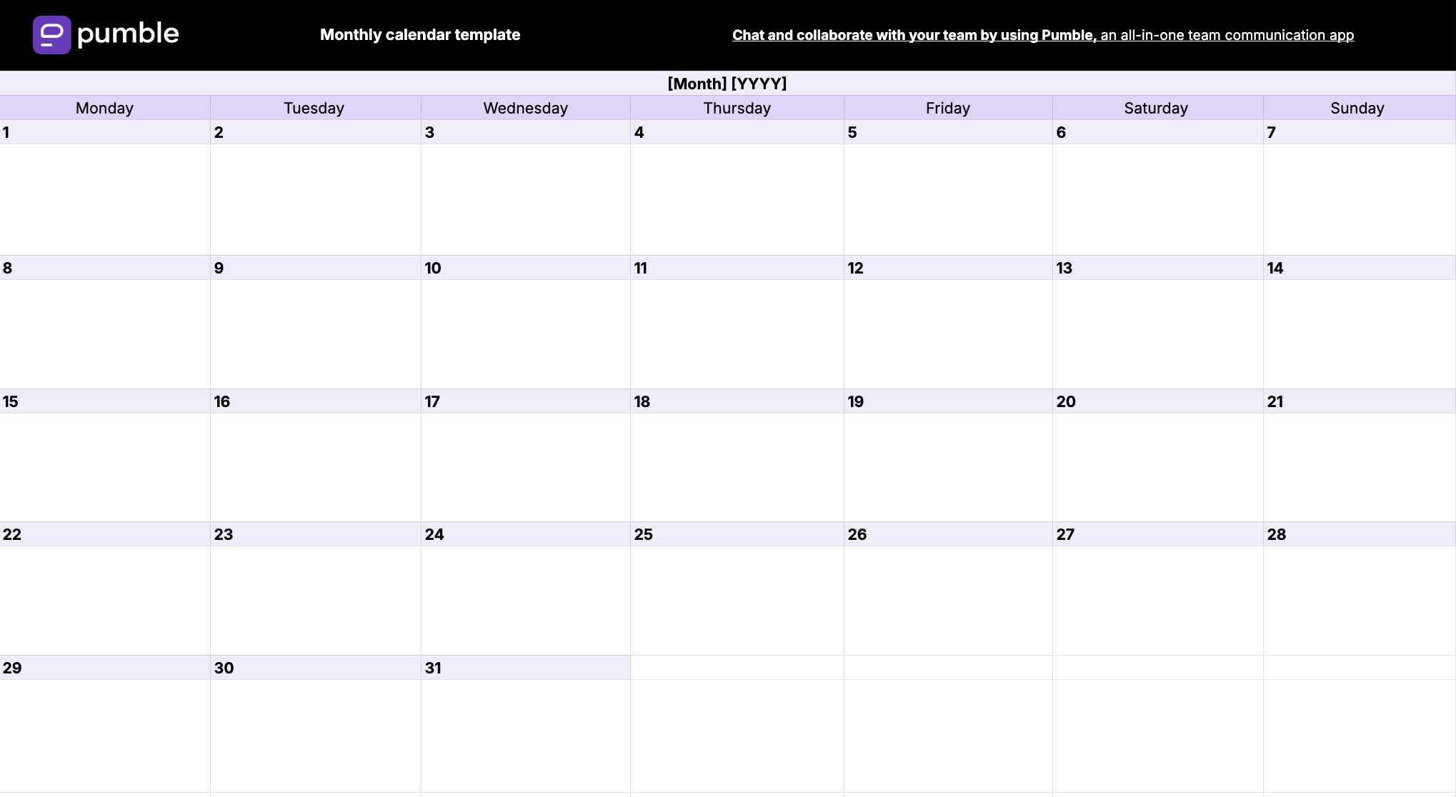 10☝️ Free Google Sheets Calendar Templates You Can Use in 2025 & 2026 ...