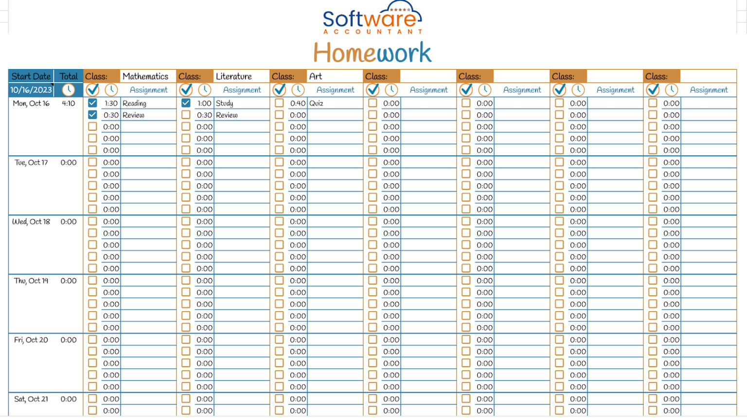 7☝️ Best Google Sheets Assignment Tracker Templates in 2025 [Free ...