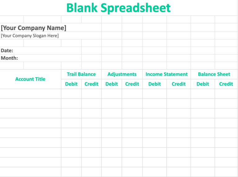 7☝️ Best Google Sheets Blank Templates in 2025 [Free Download ...