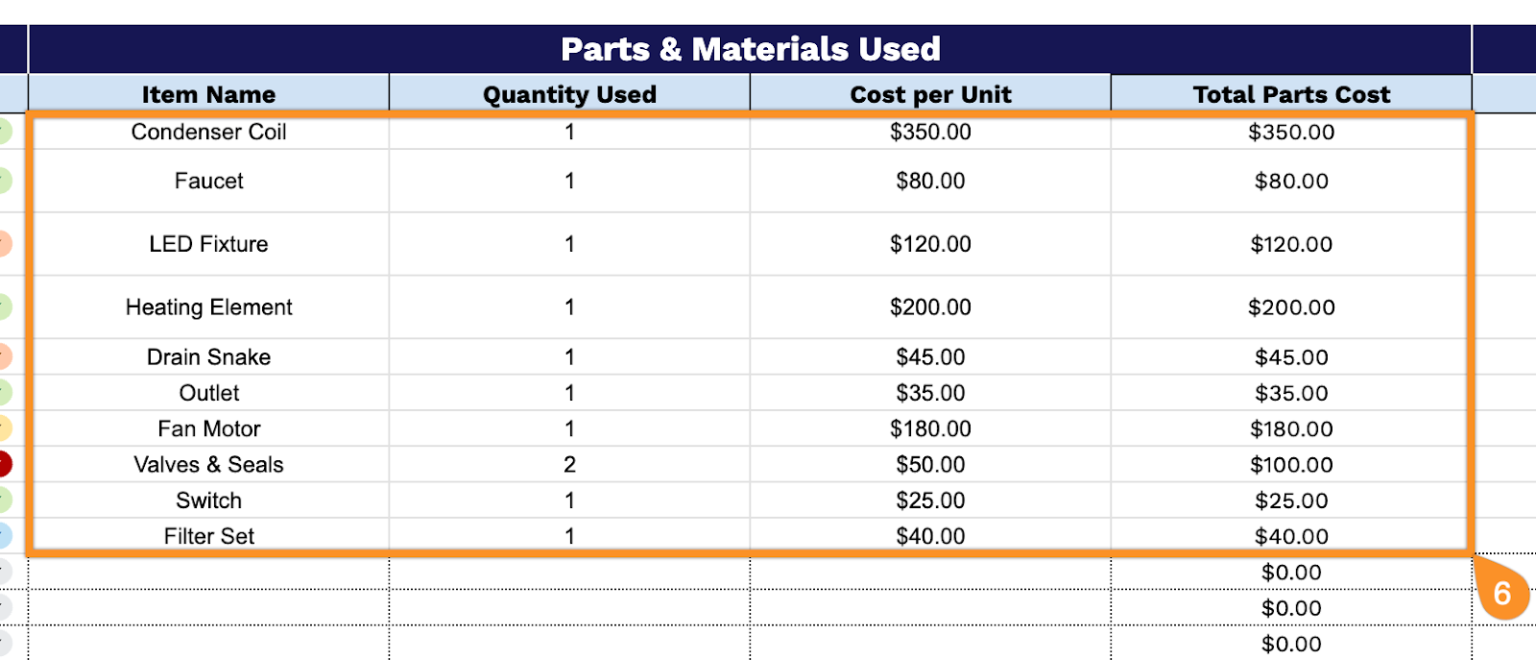 Free☝️ Work Order Tracking Spreadsheet Template (Google Sheets, Excel, & PDF Downloads)