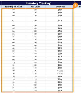 Free☝️ Restaurant Inventory Management Spreadsheet Template (Google ...