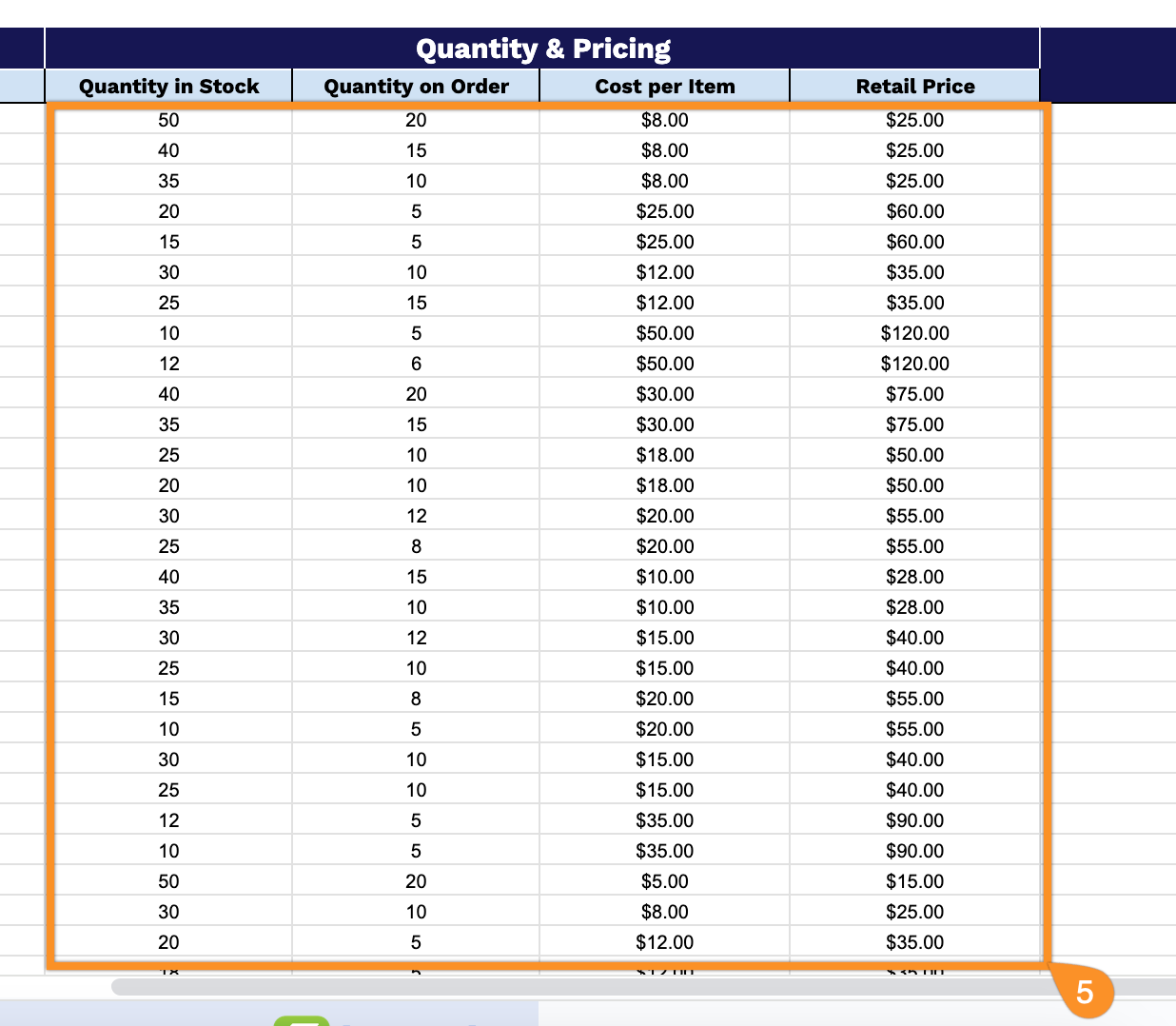 Free☝️ Clothing Inventory Spreadsheet Template (Google Sheets, Excel ...
