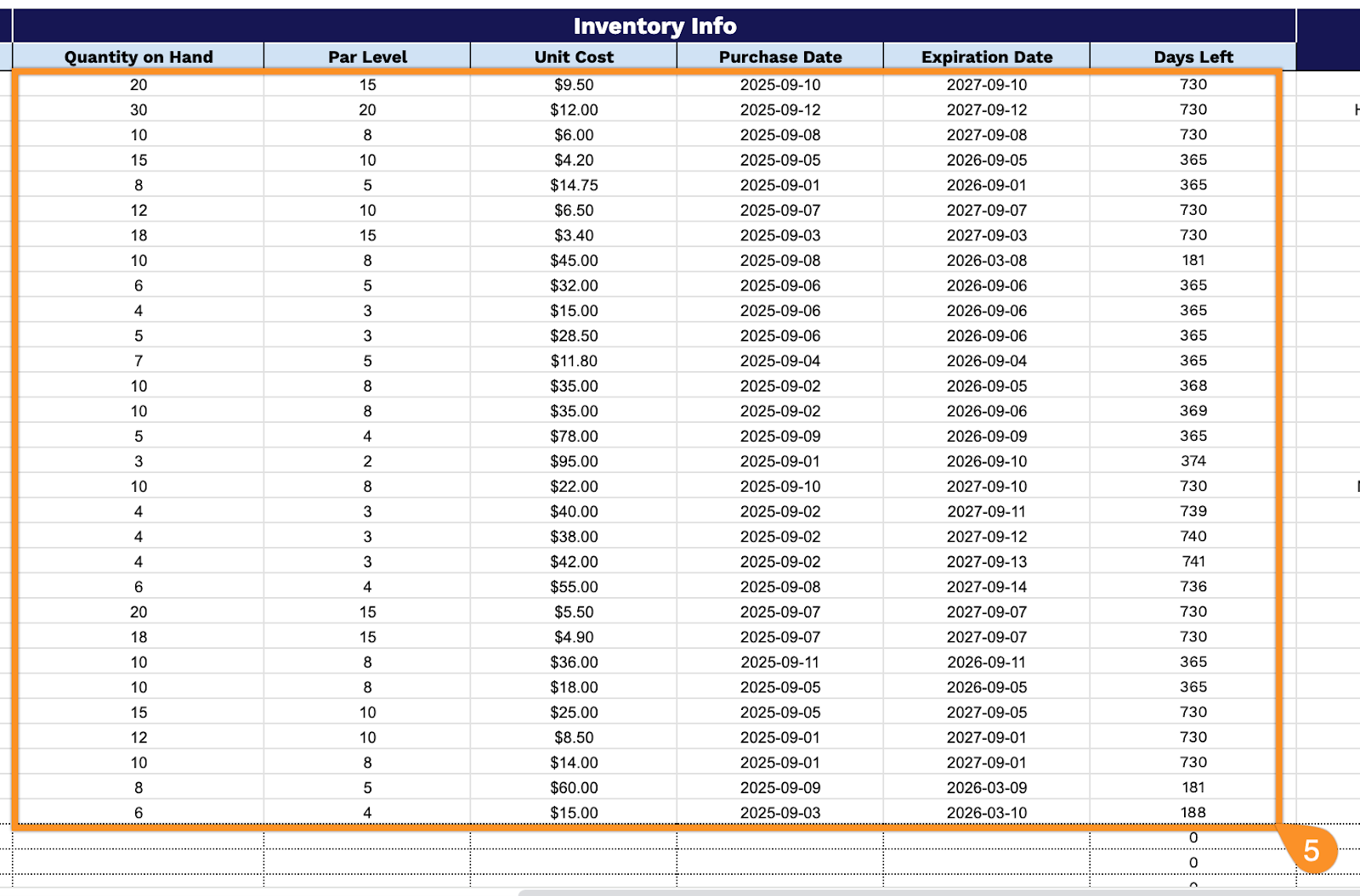 Free☝️ Dental Inventory Spreadsheet Template (Google Sheets, Excel ...