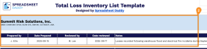 Free☝️ Total Loss Inventory List Spreadsheet Template (Google Sheets, Excel, & PDF Downloads)