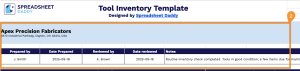 Free☝️ Tool Inventory Spreadsheet Template (Google Sheets, Excel, & PDF ...