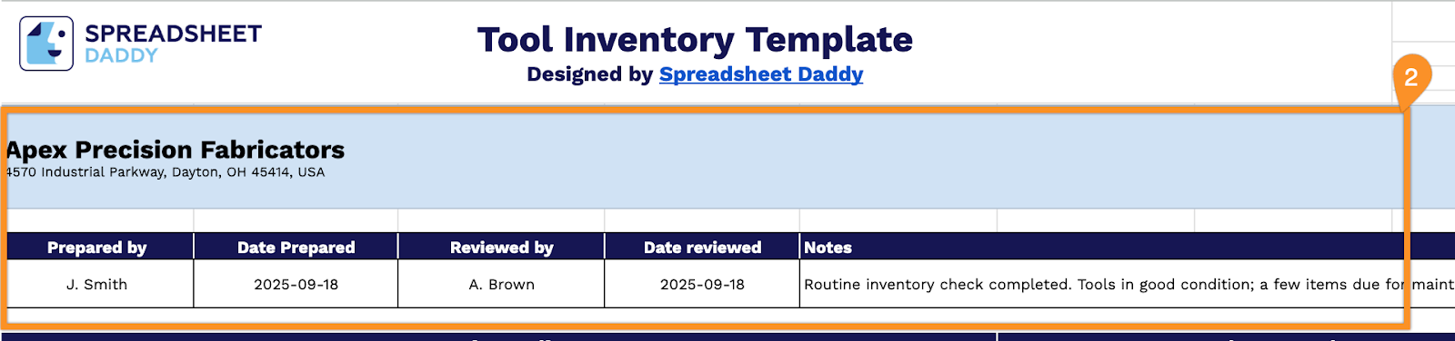 Free☝️ Tool Inventory Spreadsheet Template (Google Sheets, Excel, & PDF ...