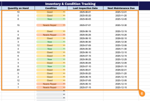 Free☝️ Tool Inventory Spreadsheet Template (Google Sheets, Excel, & PDF ...