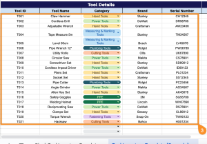 Free☝️ Tool Inventory Spreadsheet Template (Google Sheets, Excel, & PDF ...
