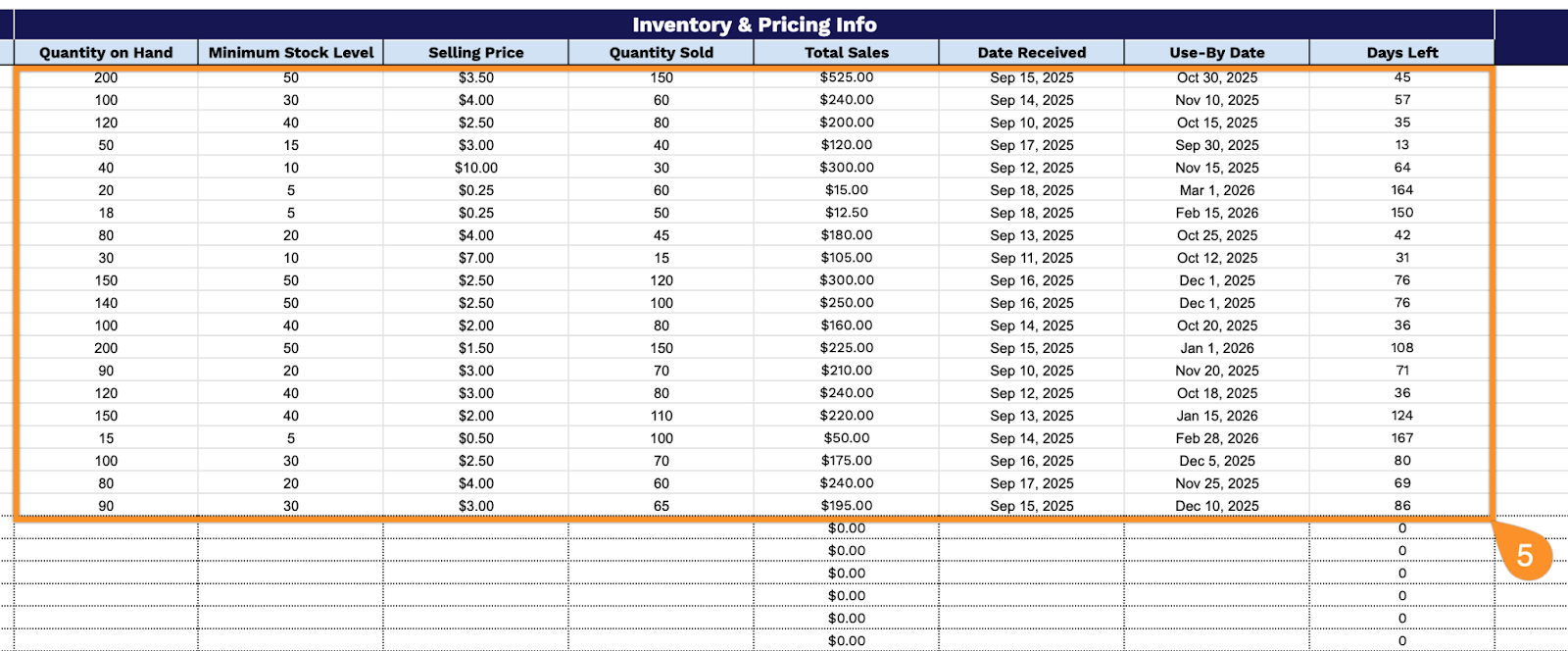 Free☝️ Concession Stand Inventory Spreadsheet Template (Google Sheets ...