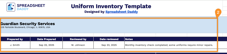 Free☝️ Uniform Inventory Spreadsheet Template (Google Sheets, Excel ...