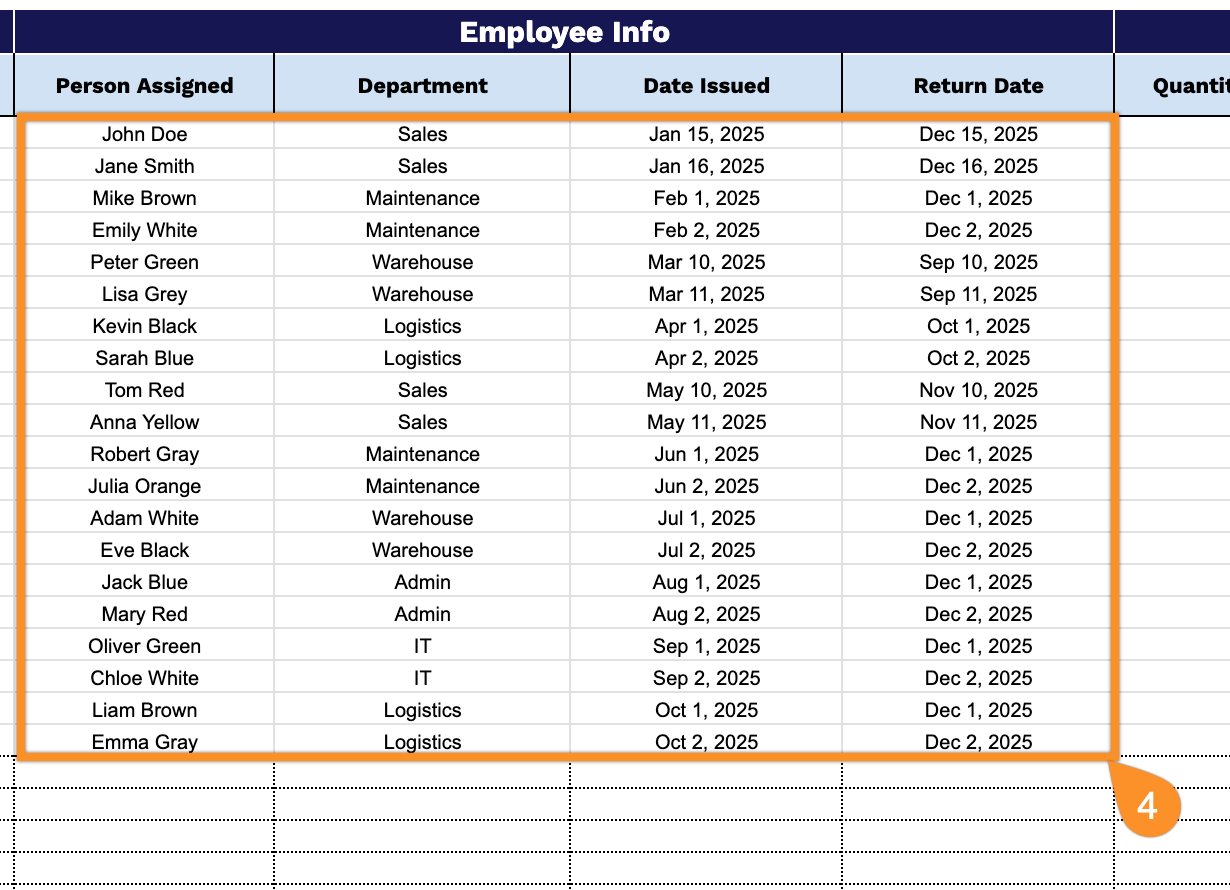Free☝️ Uniform Inventory Spreadsheet Template (Google Sheets, Excel ...
