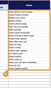 Free☝️ Uniform Inventory Spreadsheet Template (Google Sheets, Excel ...