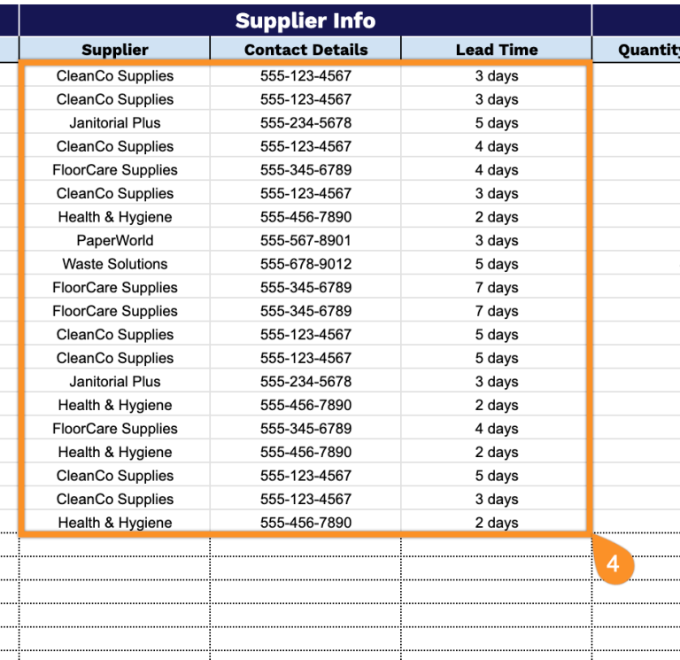 Free☝️ Cleaning Supplies Inventory Spreadsheet Template (Google Sheets ...