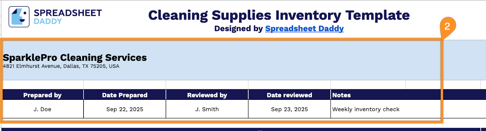 Free☝️ Cleaning Supplies Inventory Spreadsheet Template (Google Sheets ...