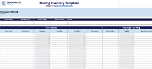 Free☝️ Moving Inventory Spreadsheet Template (Google Sheets, Excel ...