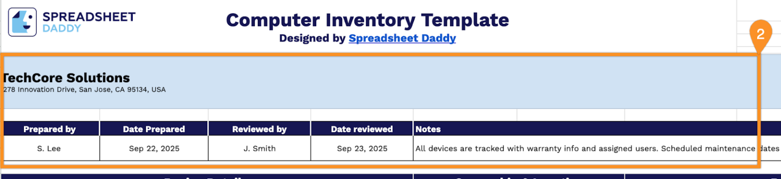 Free☝️ Computer Inventory Spreadsheet Template (Google Sheets, Excel ...