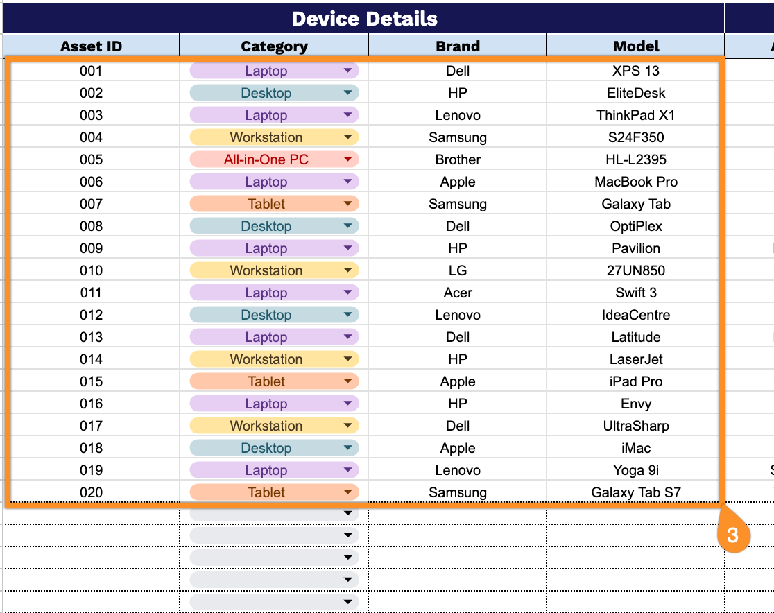 Free☝️ Computer Inventory Spreadsheet Template (Google Sheets, Excel ...