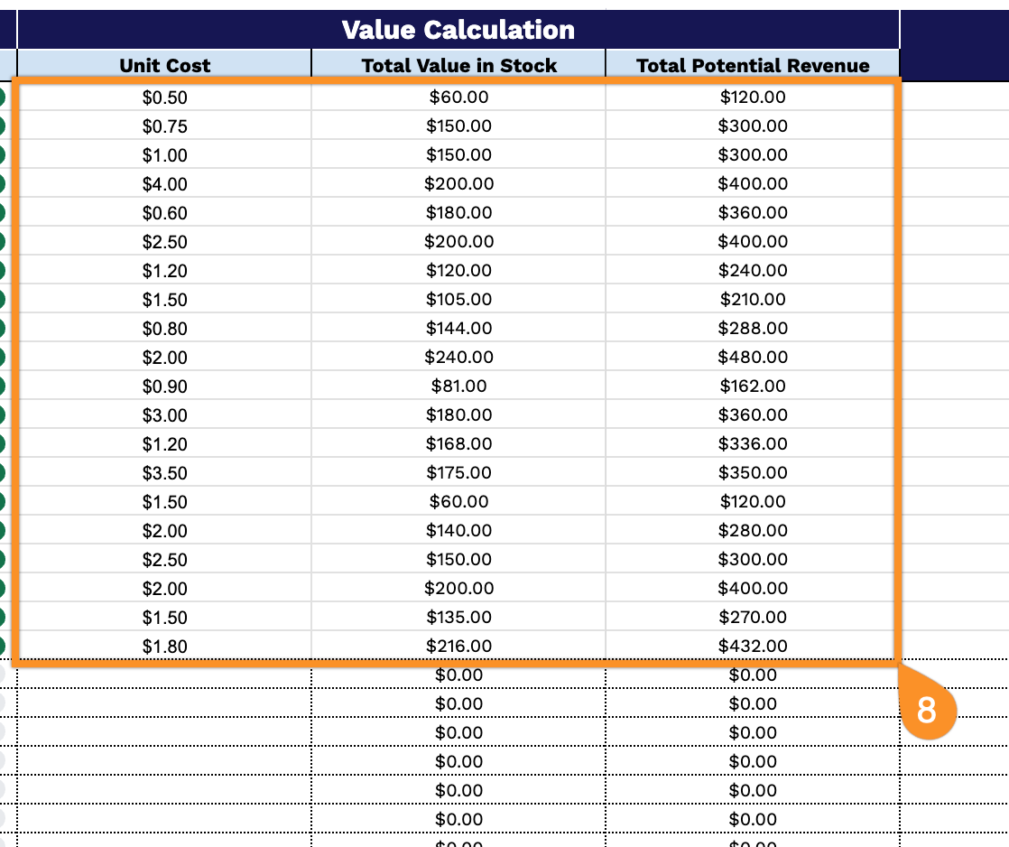 Free☝️ Small Business Inventory Spreadsheet Template (Google Sheets ...