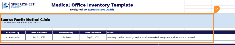 Free☝️ Medical Office Inventory Spreadsheet Template (Google Sheets ...