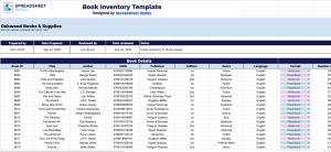 Free☝️ Book Inventory Spreadsheet Template (Google Sheets, Excel, & PDF ...