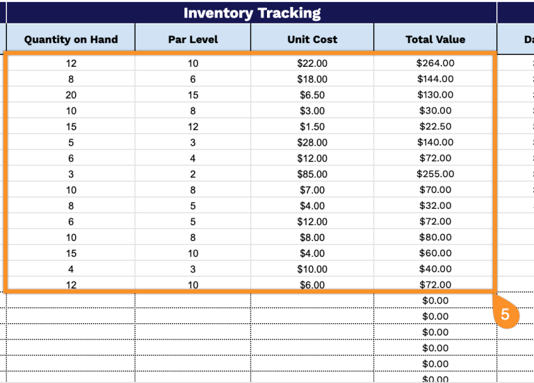 Free☝️ Bakery Inventory Spreadsheet Template (Google Sheets, Excel ...