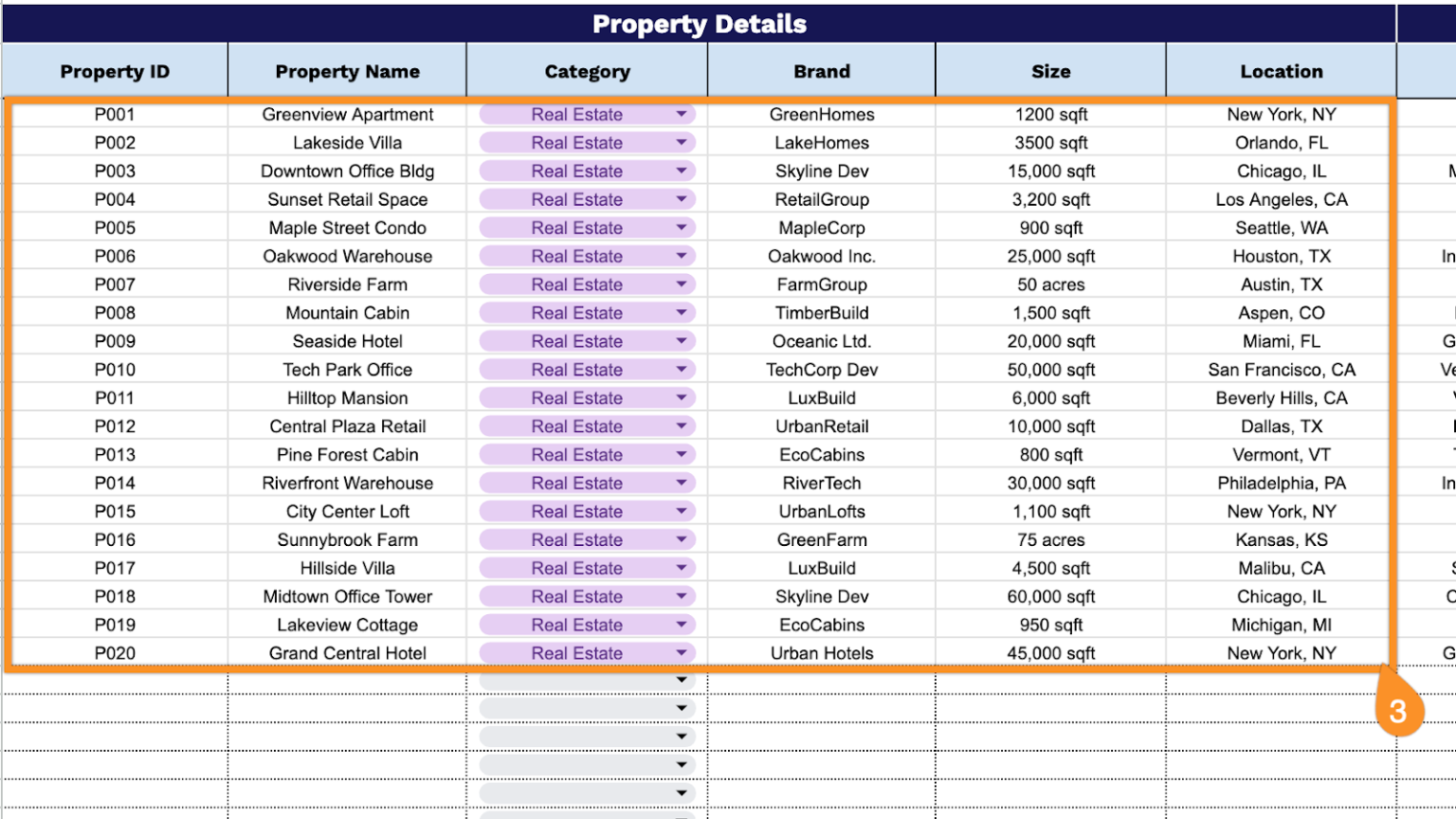 Free☝️ Property Inventory Spreadsheet Template (Google Sheets, Excel ...