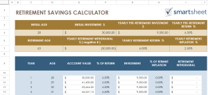 17☝️ Free Retirement Planning Spreadsheets (Excel & Google Sheets ...