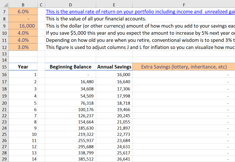 17☝️ Free Retirement Planning Spreadsheets (Excel & Google Sheets ...