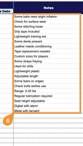 Free☝️ Sports Equipment Inventory Spreadsheet Template (Google Sheets ...