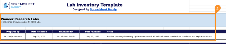 Free☝️ Lab Inventory Spreadsheet Template (Google Sheets, Excel, & PDF ...
