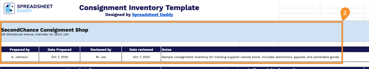 Free☝️ Consignment Inventory Spreadsheet Template (Google Sheets, Excel, & PDF Downloads)