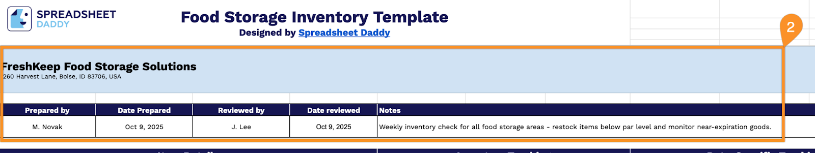 Free☝️ Food Storage Inventory Spreadsheet Template (Google Sheets ...