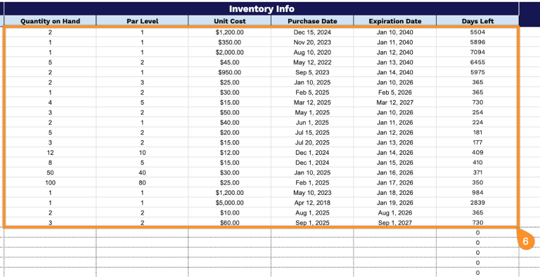 Free☝️ Lab Inventory Spreadsheet Template (Google Sheets, Excel, & PDF ...