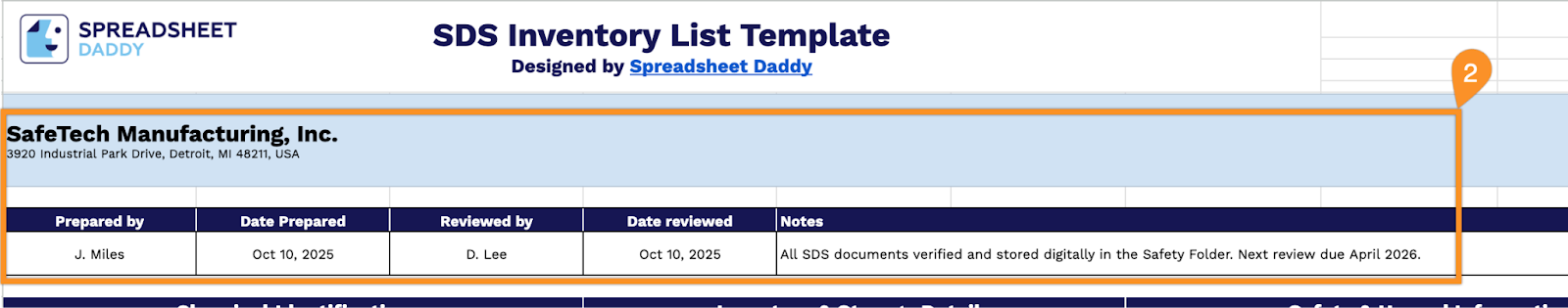 Free☝️ SDS Inventory Spreadsheet Template (Google Sheets, Excel, & PDF ...