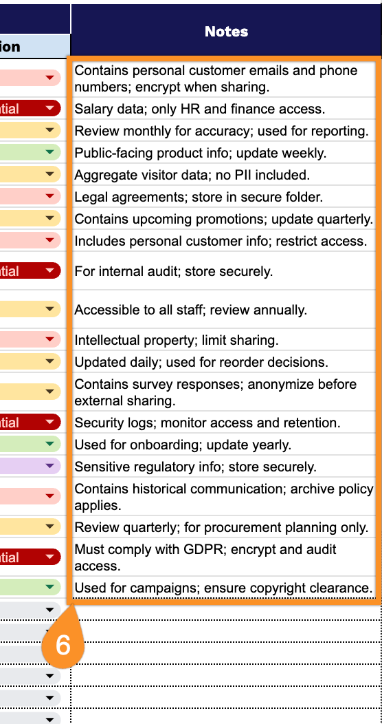 Free☝️ Data Inventory Spreadsheet Template (Google Sheets, Excel, & PDF Downloads)