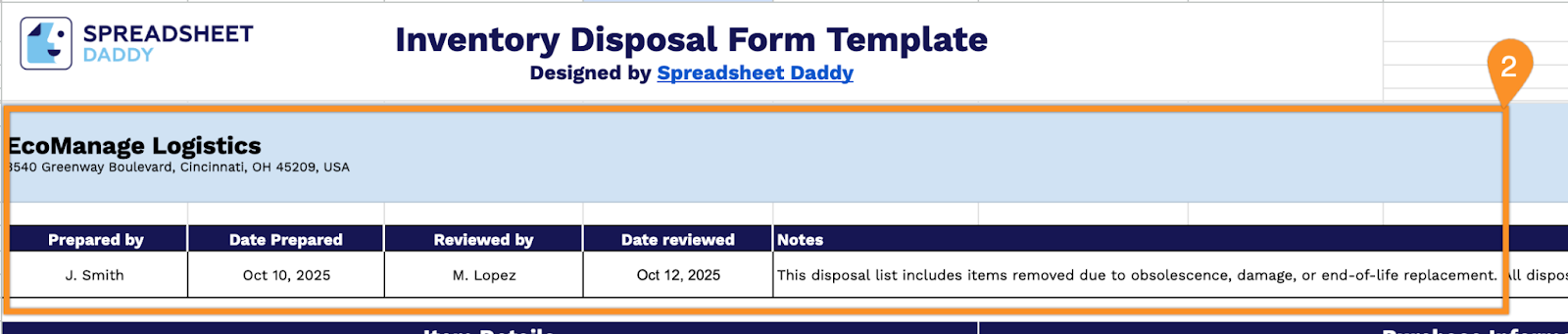 Free☝️ Inventory Disposal Form Spreadsheet Template (Google Sheets ...