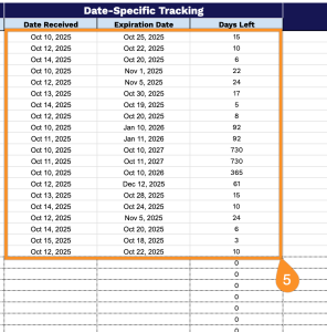 Free☝️ Food Inventory Spreadsheet Template (Google Sheets, Excel, & PDF ...