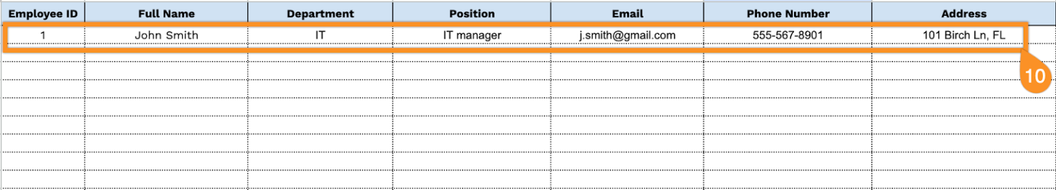 Free☝️ Data Entry Form Spreadsheet Template (Google Sheets, Excel ...