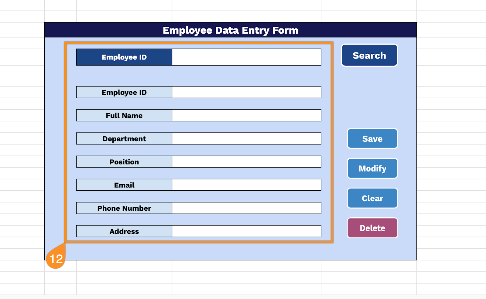 Free☝️ Data Entry Form Spreadsheet Template (Google Sheets, Excel ...
