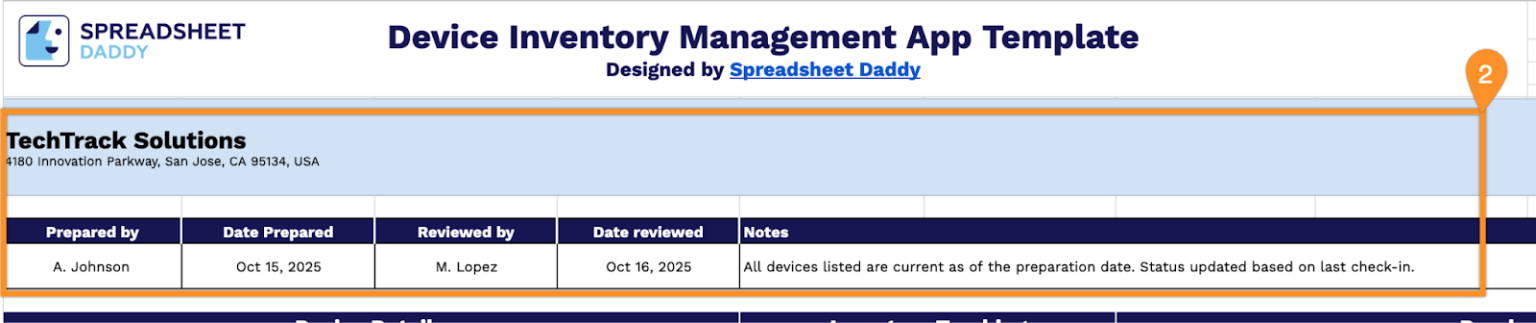 Free☝️ Device Inventory Management App Spreadsheet Template (Google ...