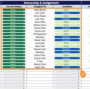 Free☝️ Technology Inventory Spreadsheet Template (Google Sheets, Excel ...